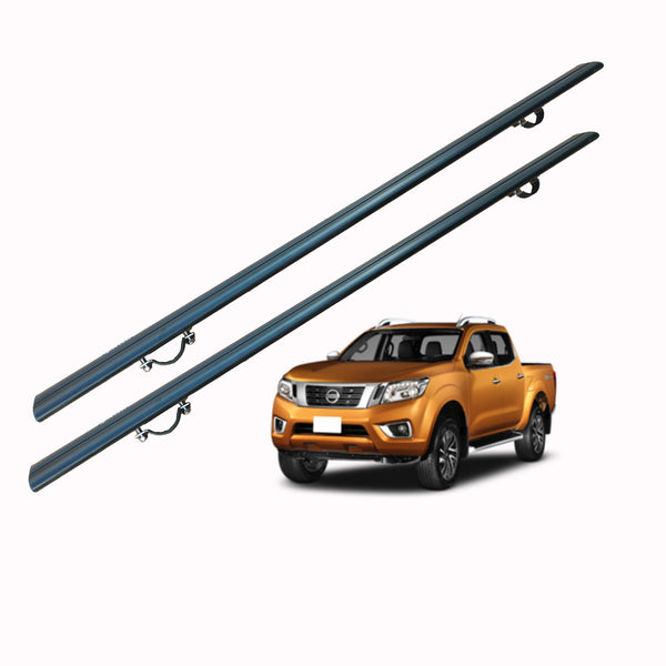 Nissan-Navara Heavy Duty Roof Racks with factory raised roof rails ...